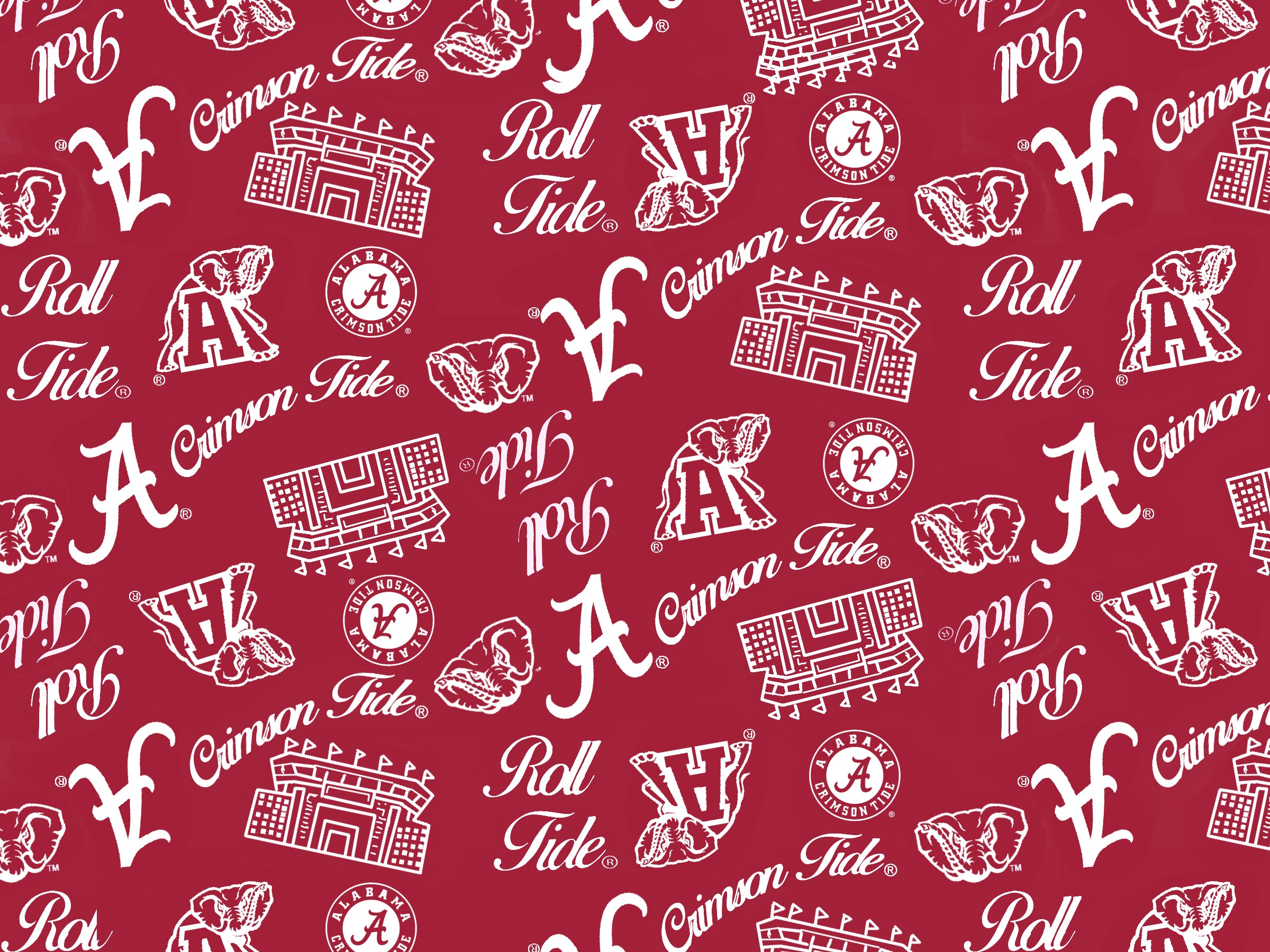 UNIVERSITY OF ALABAMA-Mini Stadium Logo Design - AL1389