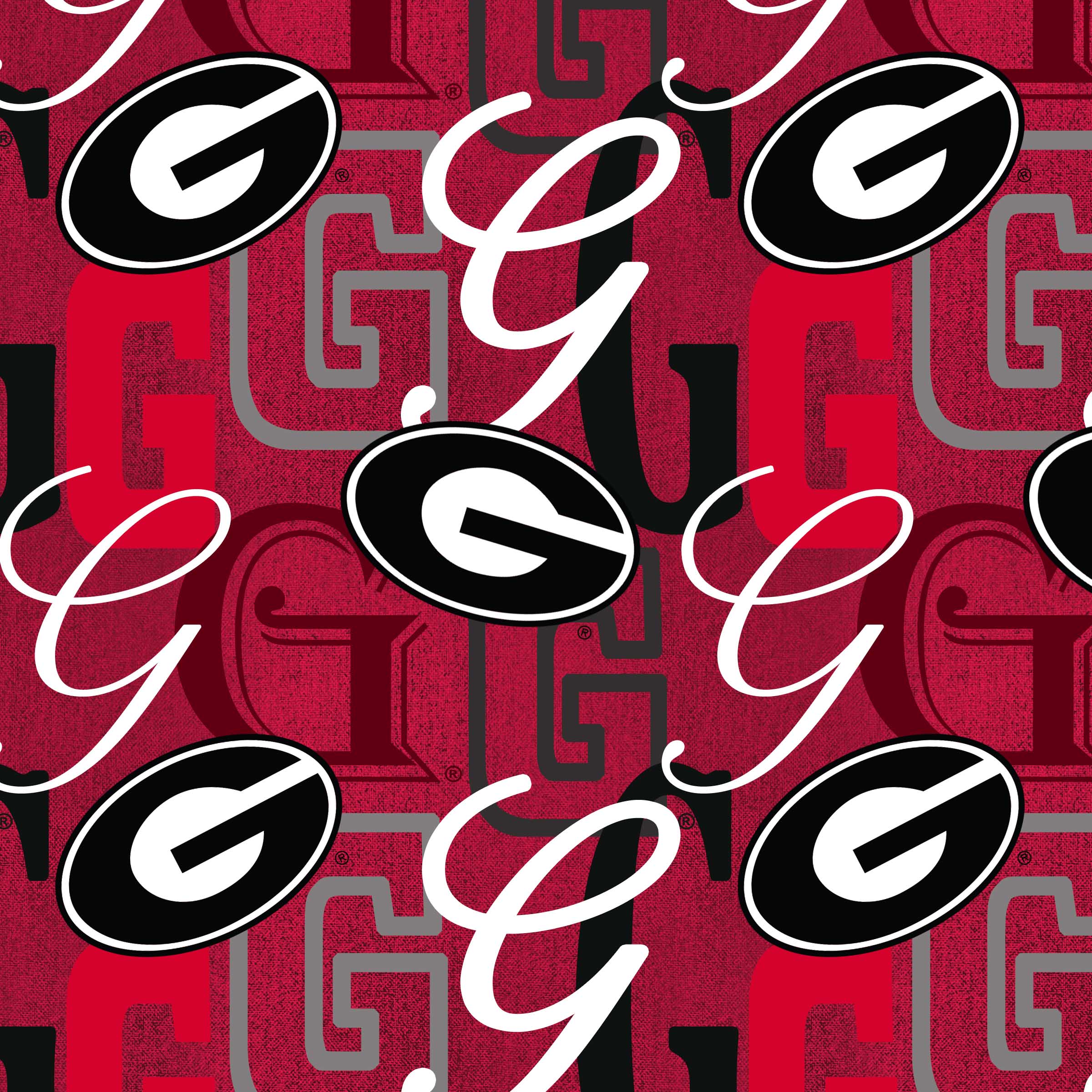 UNIVERSITY OF GEORGIA-Letters-100% Cotton-GA1372