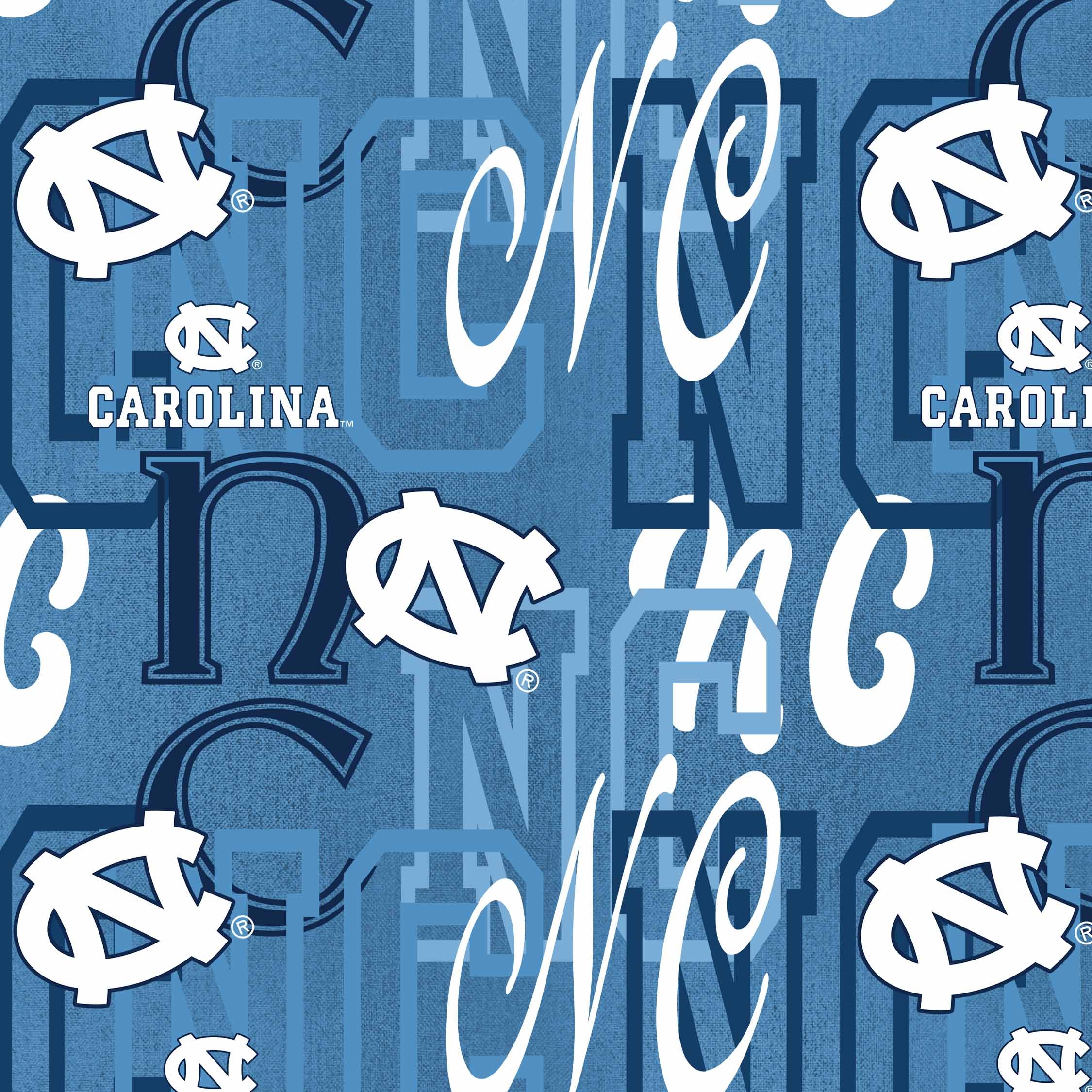 UNIVERSITY OF NORTH CAROLINA-Letters-100% Cotton-NC1372