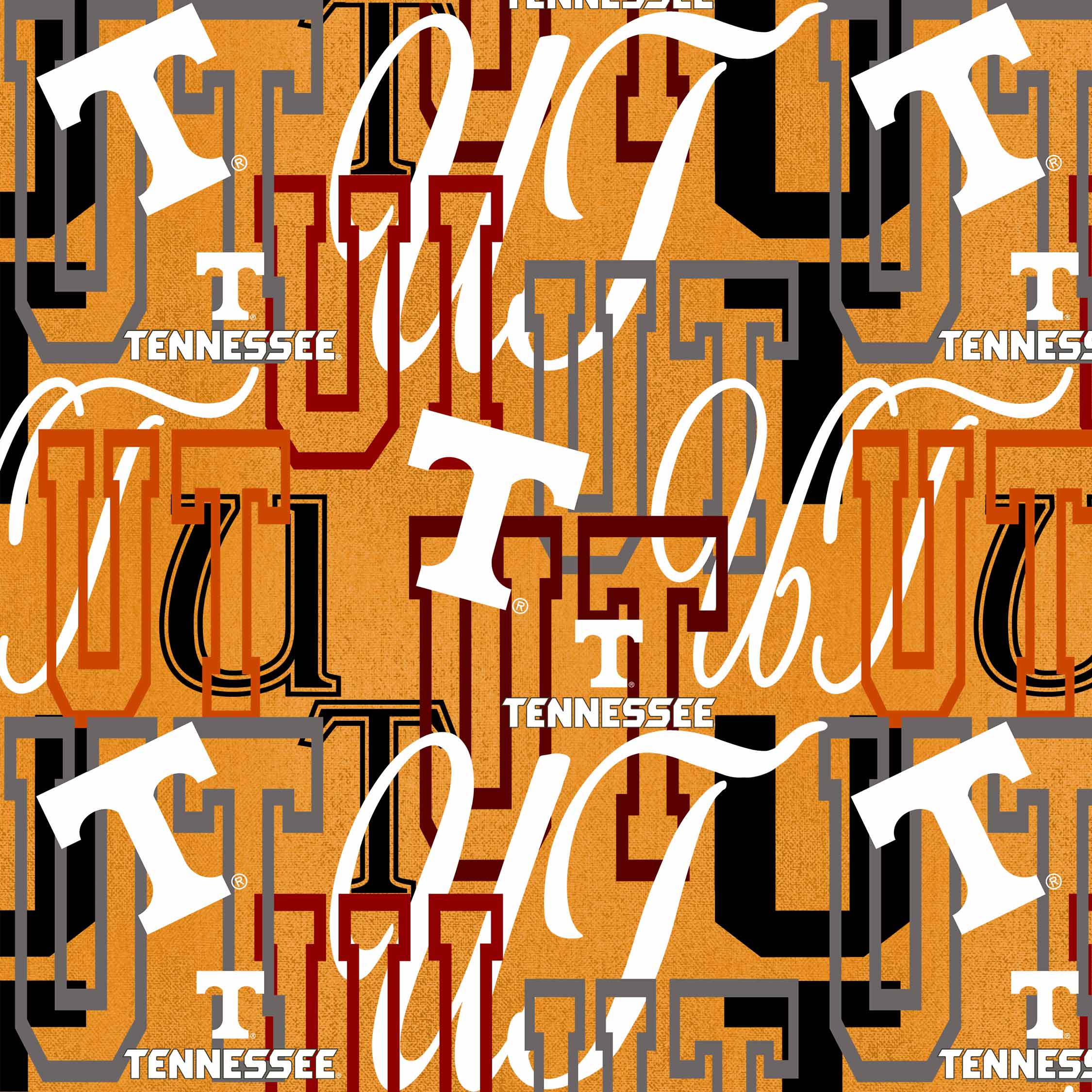 UNIVERSITY OF TENNESSEE-Letters-100% Cotton-TEN1372