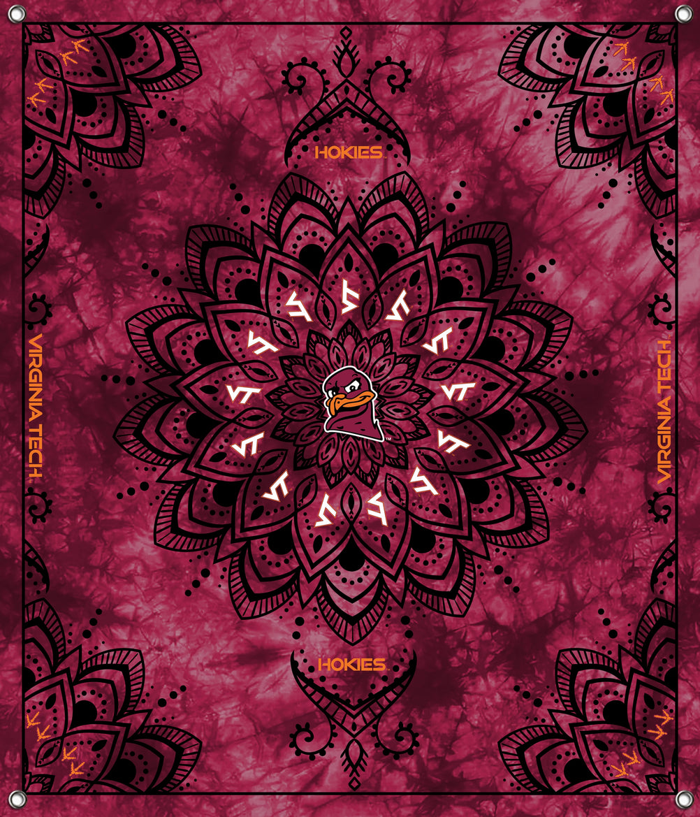 VIRGINIA TECH TAPESTRY SPIRIT BANNER-58" X 47"- VT5001